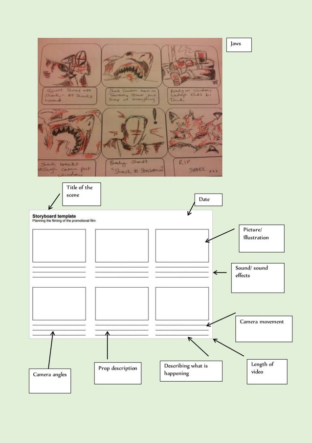 Storyboard and storyline task 2 | PDF