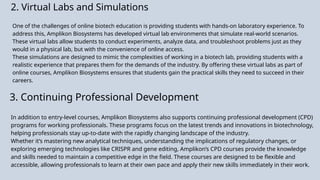 Empowering the Future: Online Biotech Skill Development Courses for ...
