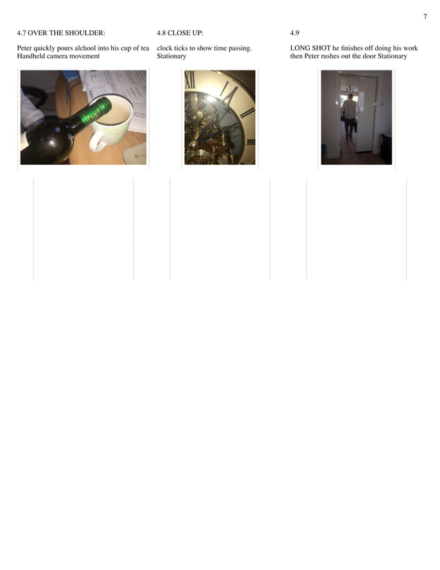 Storyboard crime thriller | PDF