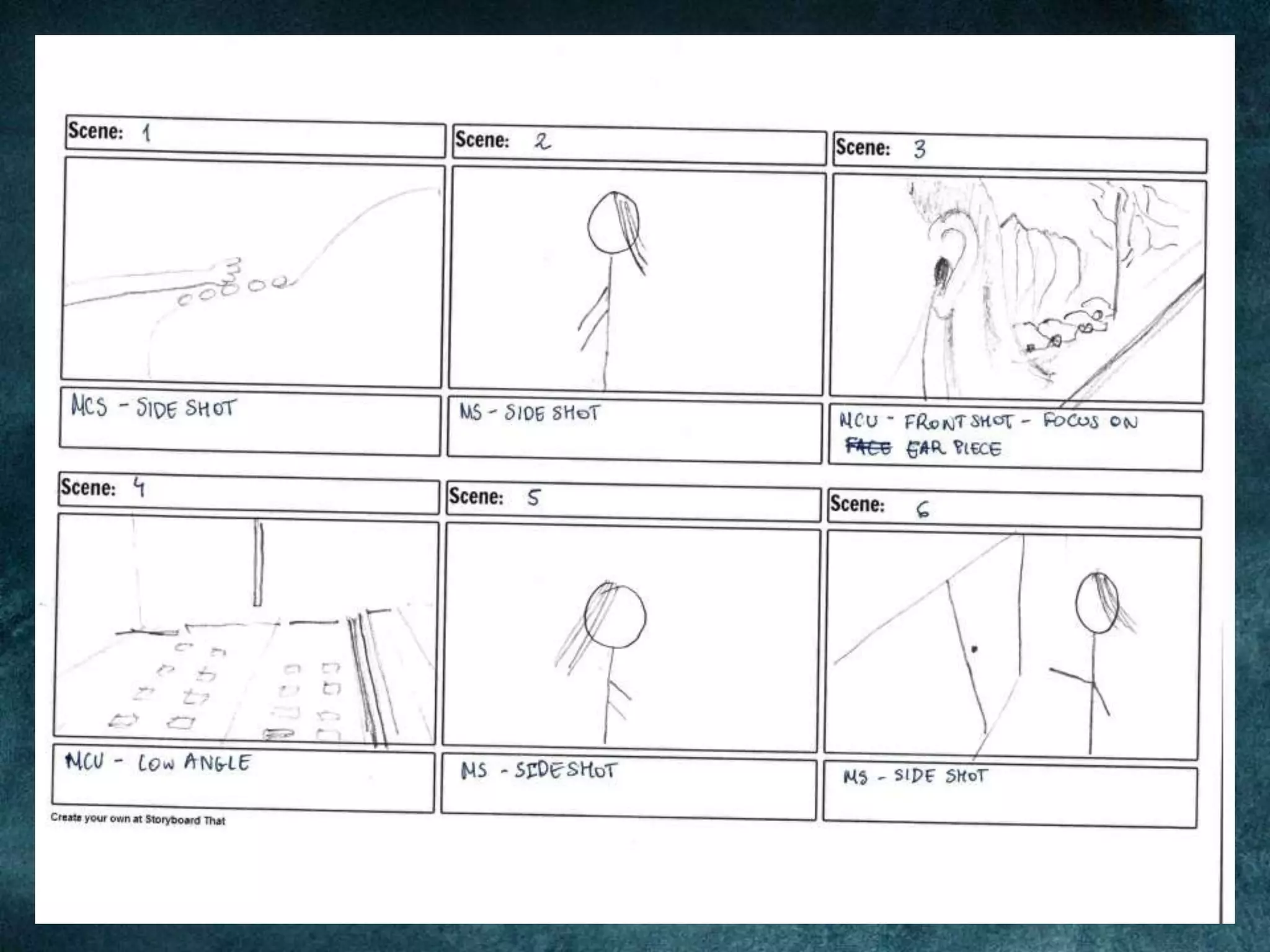 Storyboard development rough draft | PPTX