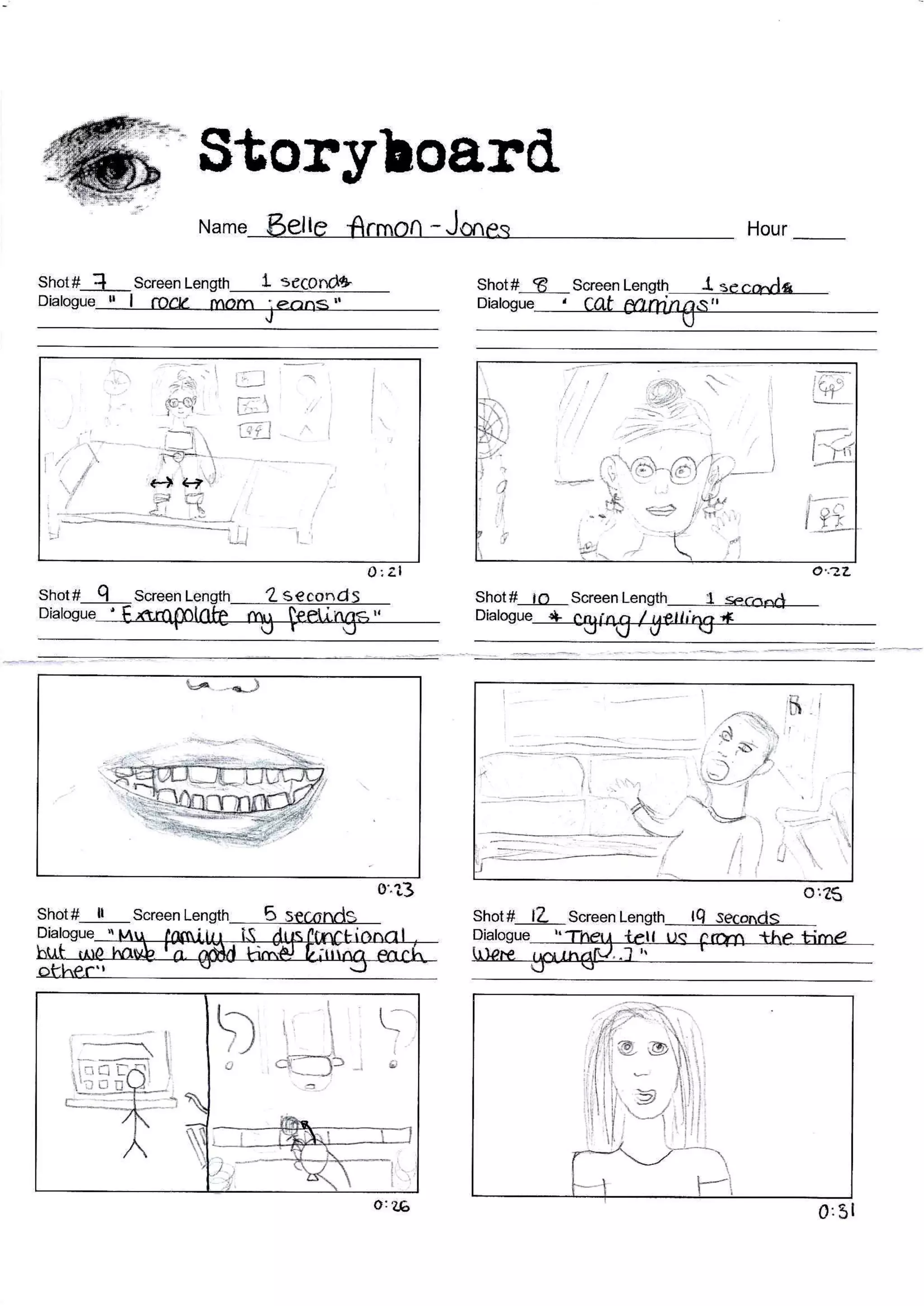 Storyboard draft page 2 | PDF