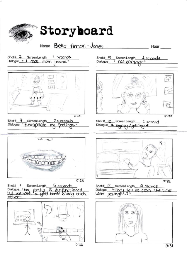 Storyboard draft page 2 | PDF