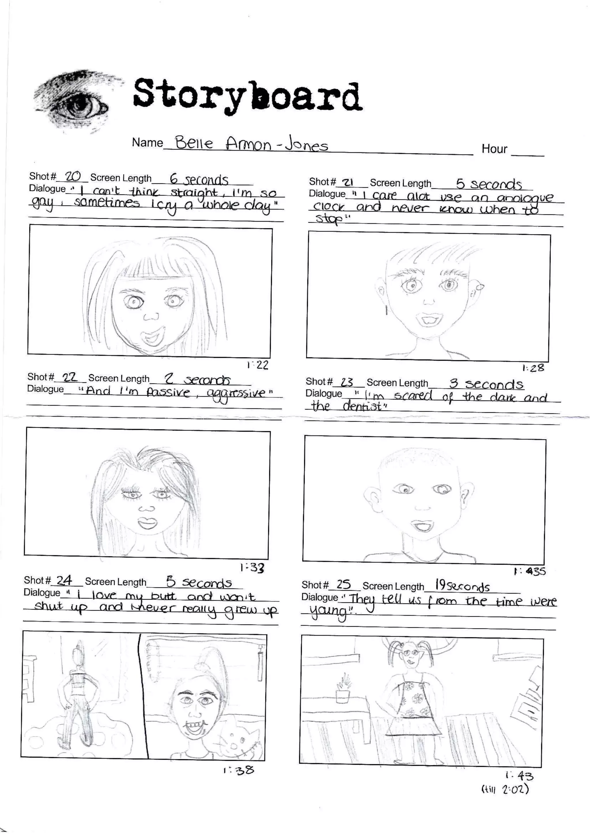 Storyboard draft page 4 | PDF