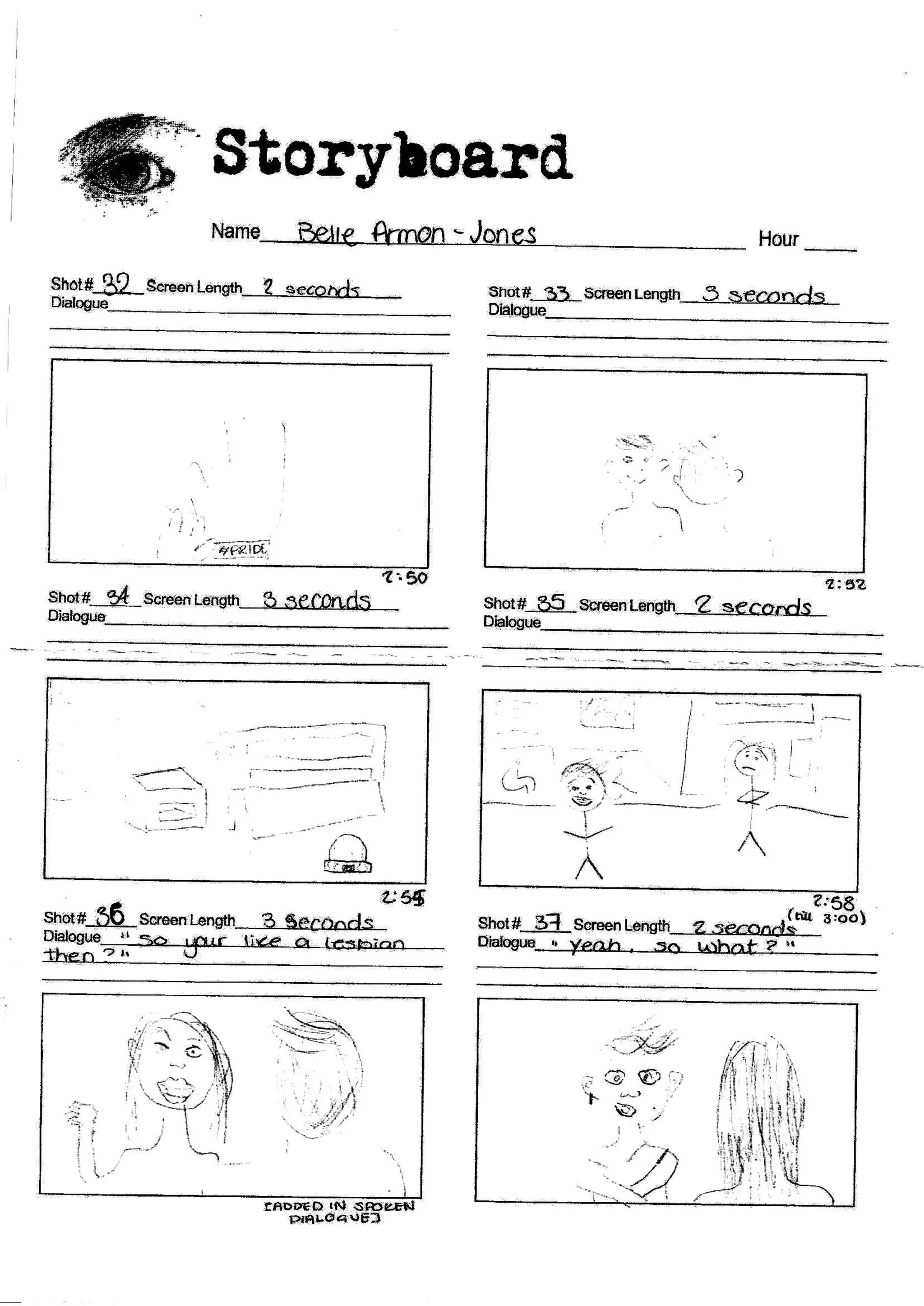 Storyboard draft page 6 | PDF