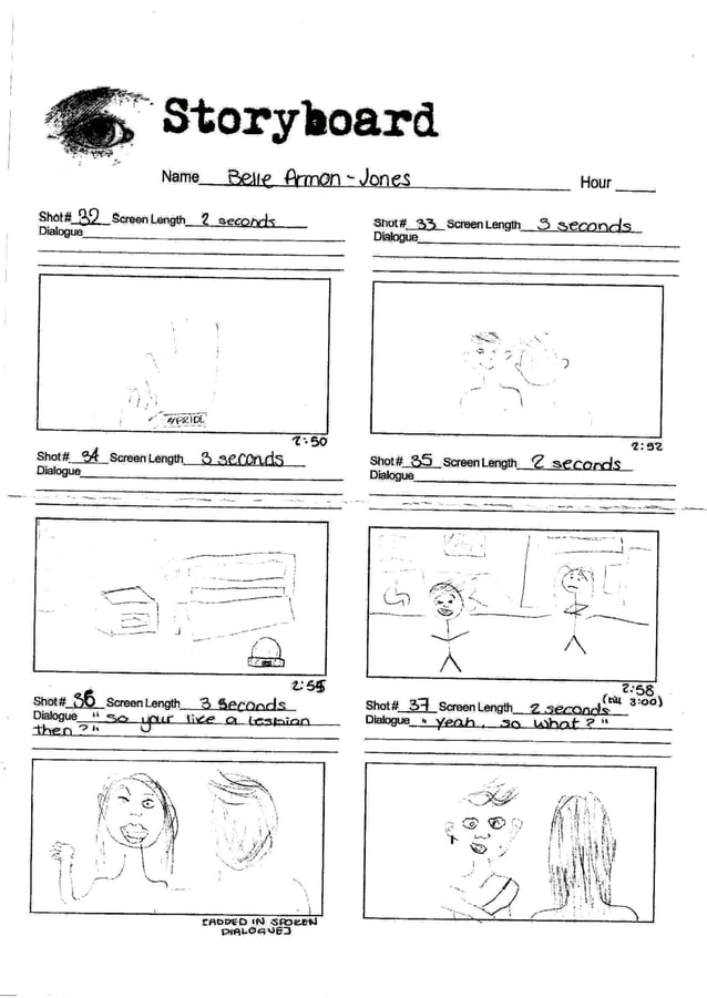 Storyboard draft page 6 | PDF