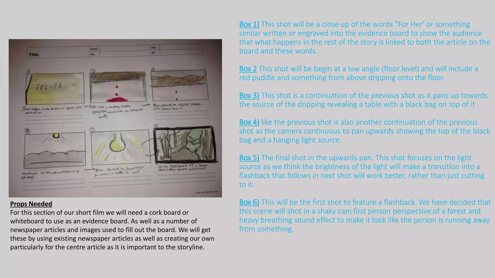 Storyboard draft 1 | PPT