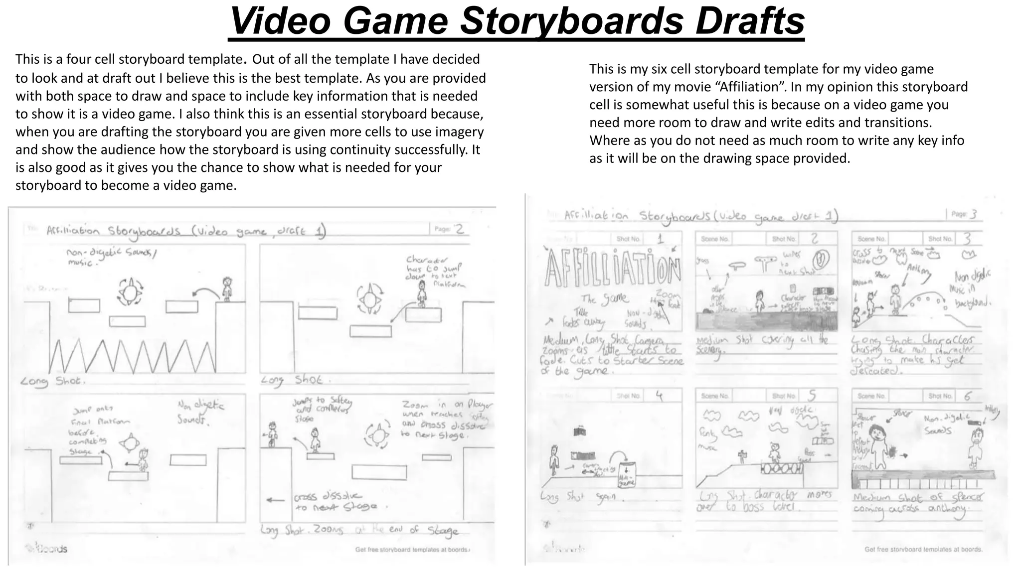 Storyboard drafts | PPT