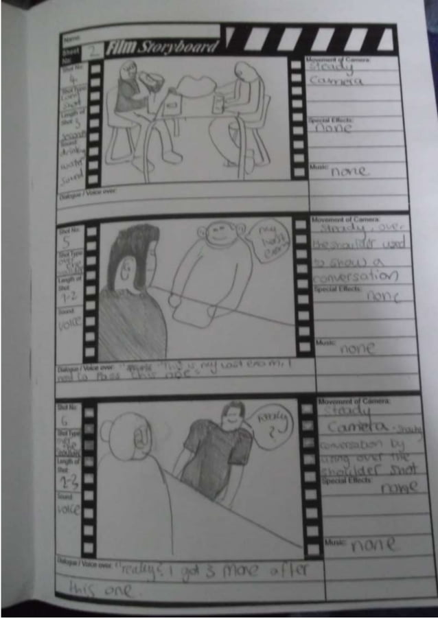 Storyboard edit to the meeting | DOCX