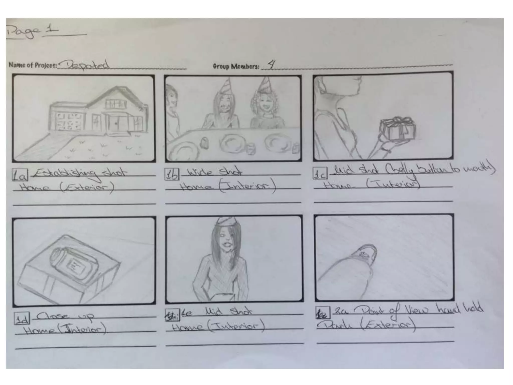 Storyboard Evidence For Trailer | PPTX