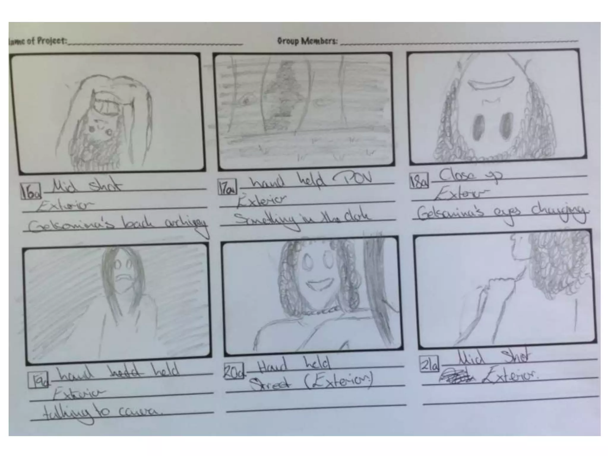 Storyboard Evidence For Trailer | PPT
