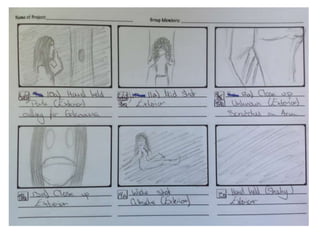 Storyboard Evidence For Trailer | PPT