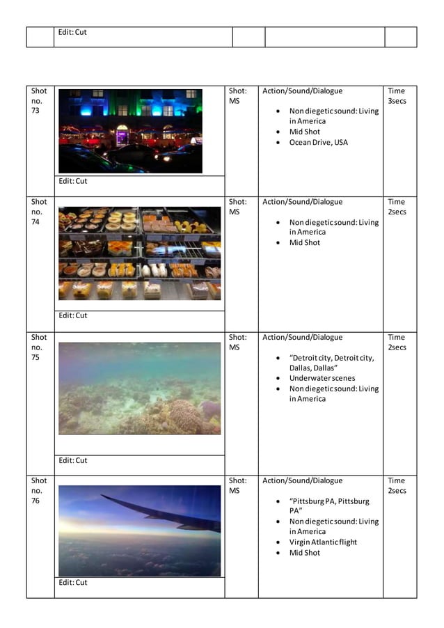 Storyboard first draft | PDF