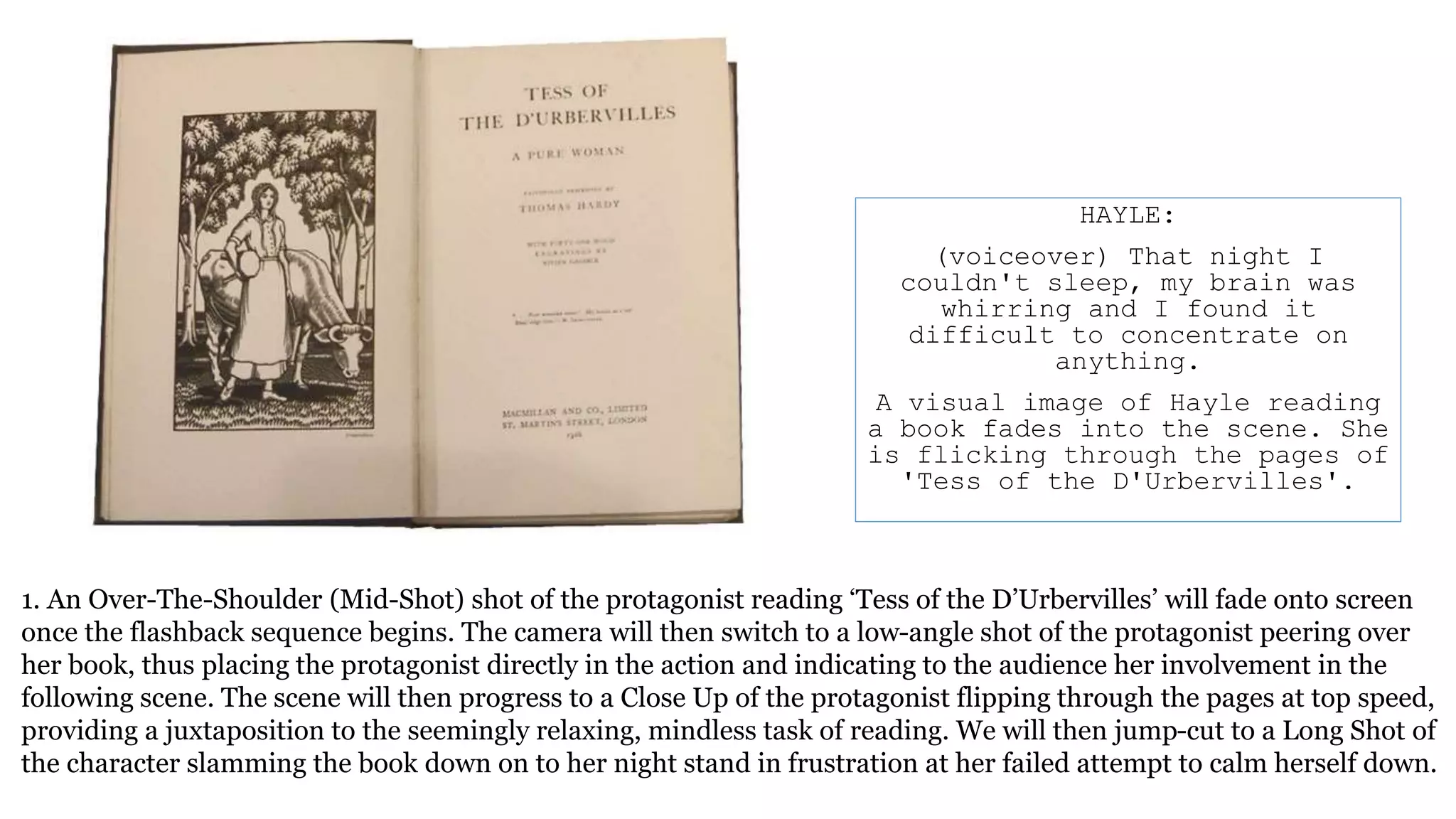 Storyboard – flashback sequence | PPTX