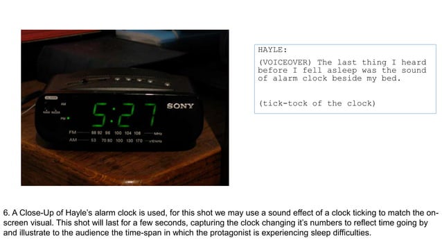 Storyboard – flashback sequence | PPTX