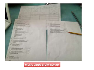 Storyboard for music video | PPTX | Music Video | Genres