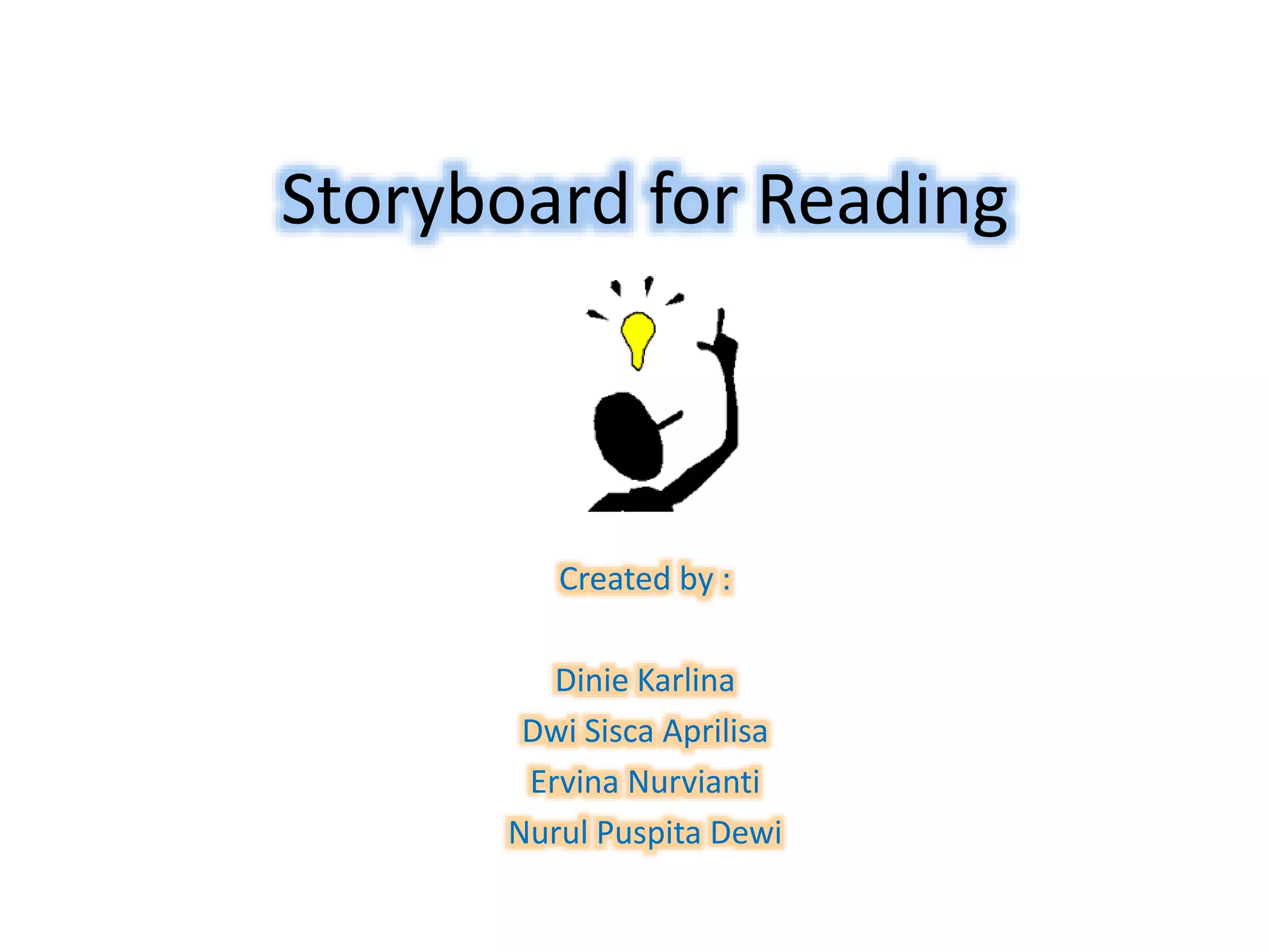 Storyboard for reading 1 | PPT