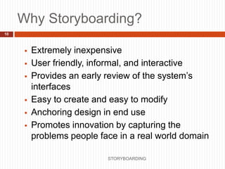 Storyboarding - Information Systems Engineering | PPTX