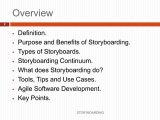 Storyboarding - Information Systems Engineering | PPTX