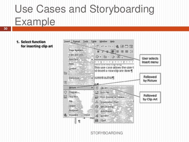 Storyboarding - Information Systems Engineering