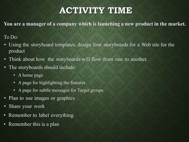 Storyboarding | PPTX | Technology & Computing