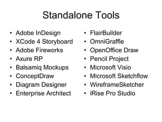 Storyboarding and Wireframe Tools Review | PPT