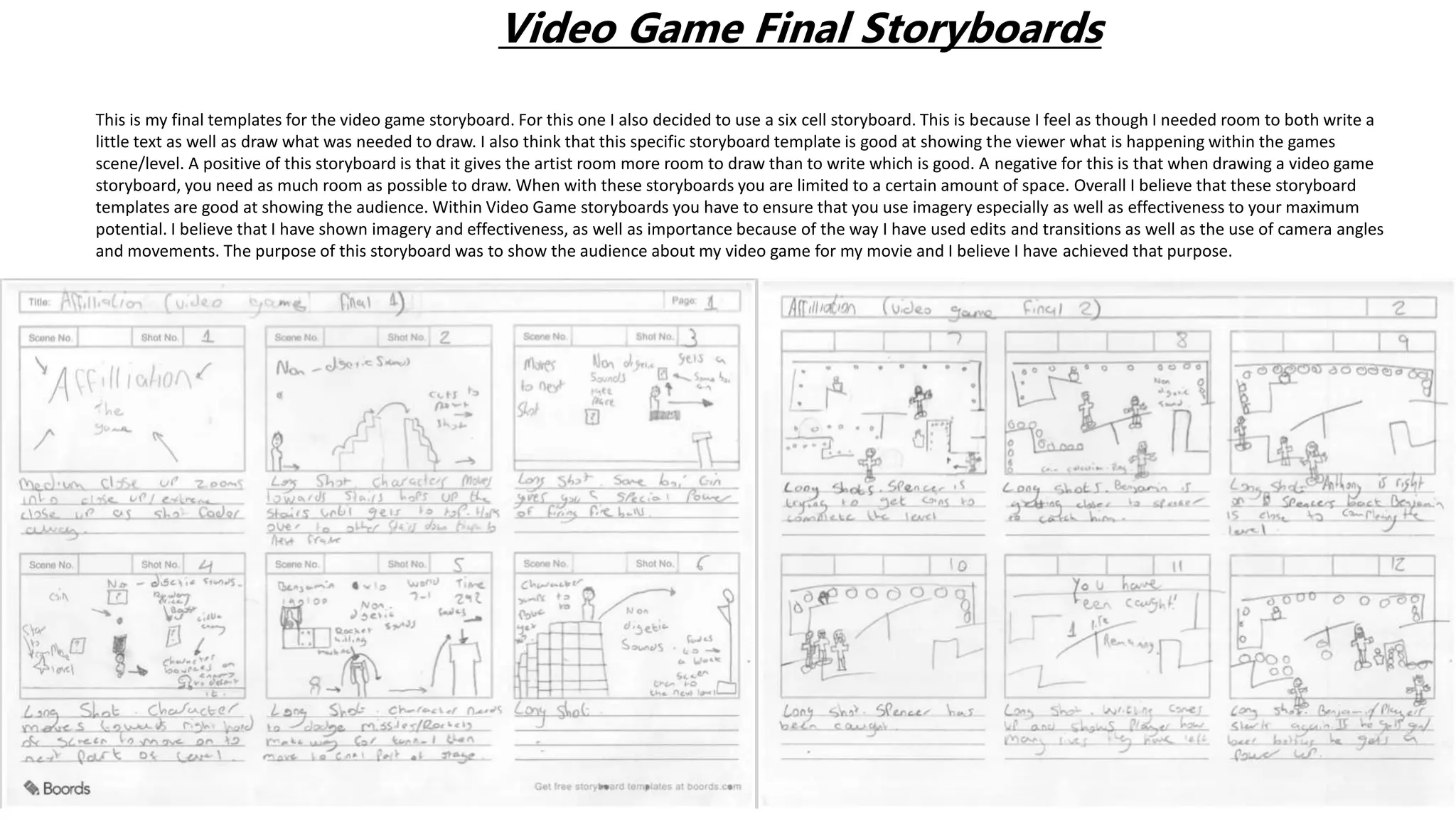 Storyboarding evaluation 2 | PPTX
