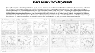 Storyboarding evaluation 2 | PPTX