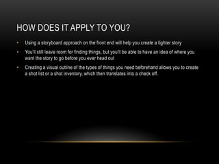 Front end and back end storyboarding | PPT