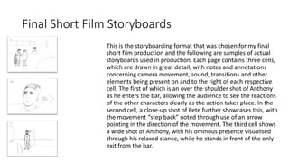 Storyboarding task c | PPTX