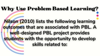 Problem based learning presentation, theory and methodologies | PPT