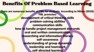 Problem based learning presentation, theory and methodologies | PPT