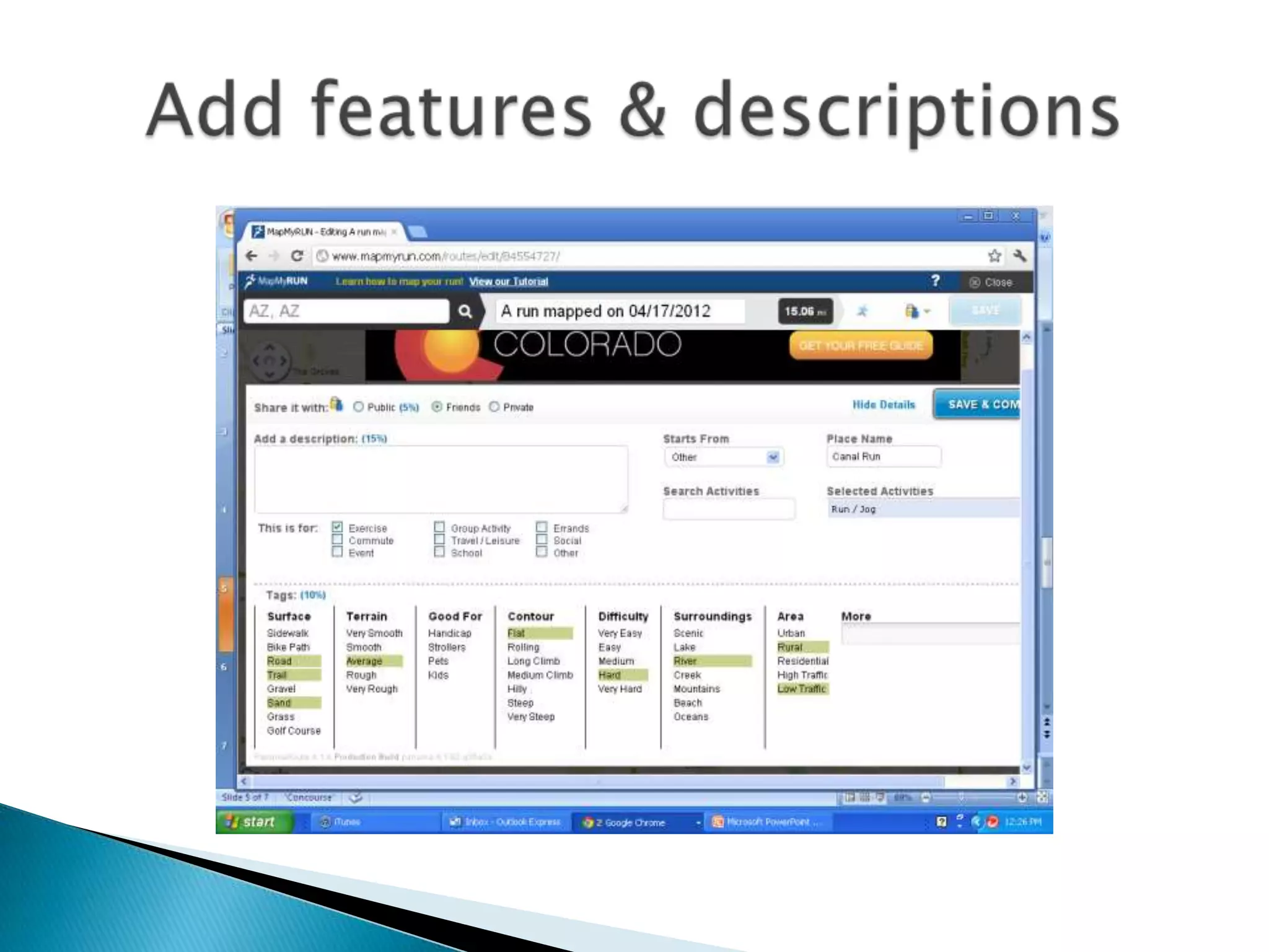 Storyboard map run | PPTX
