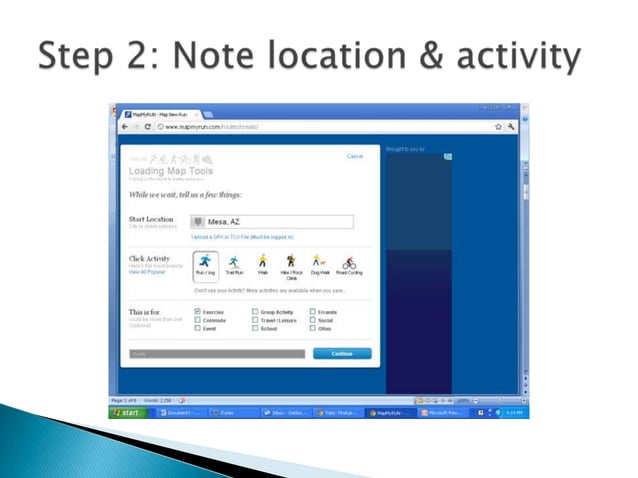 Storyboard map run | PPTX