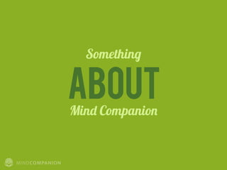 Mind Companion Pitch Deck | PDF