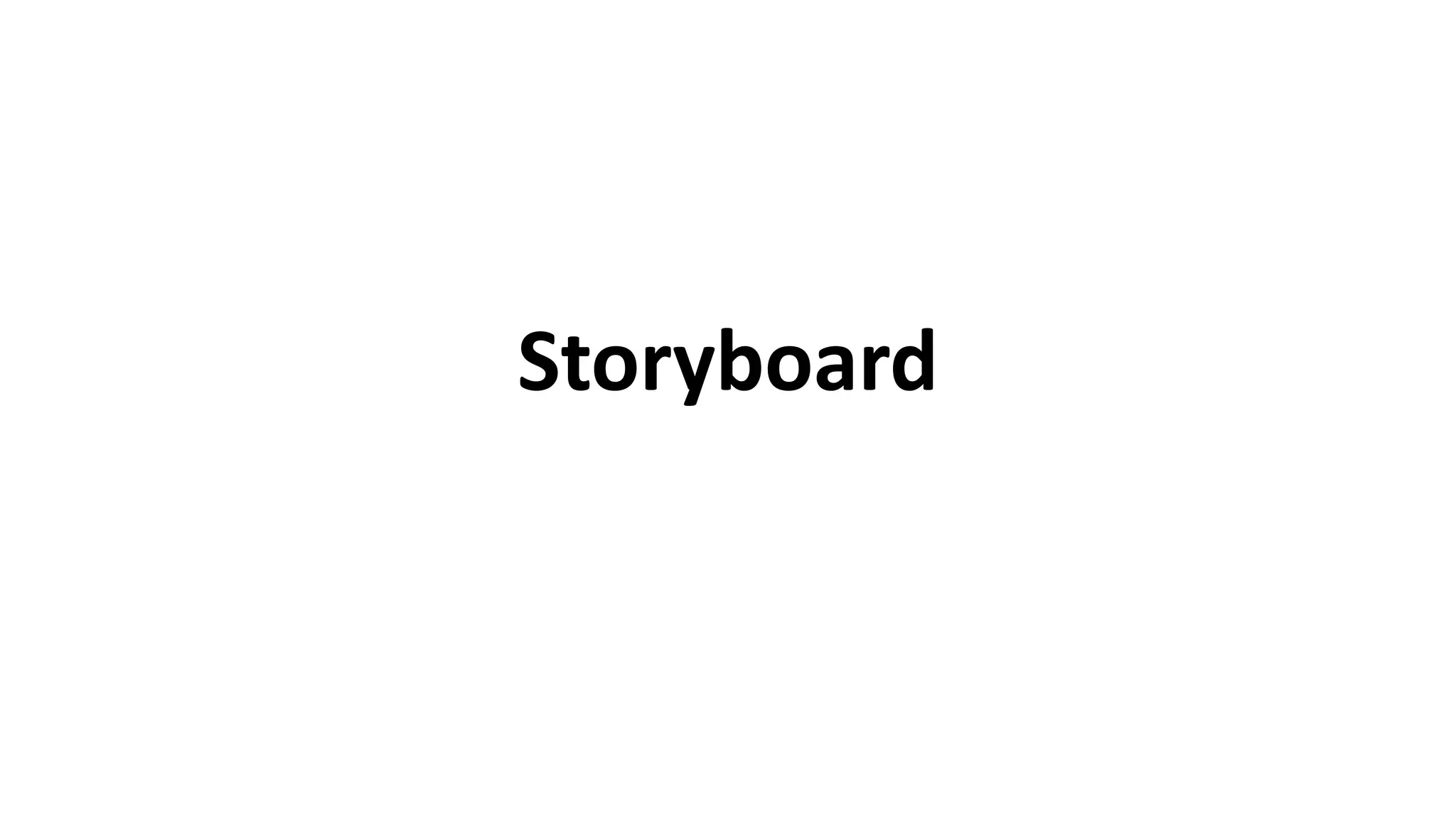 Storyboard powerpoint | PPT