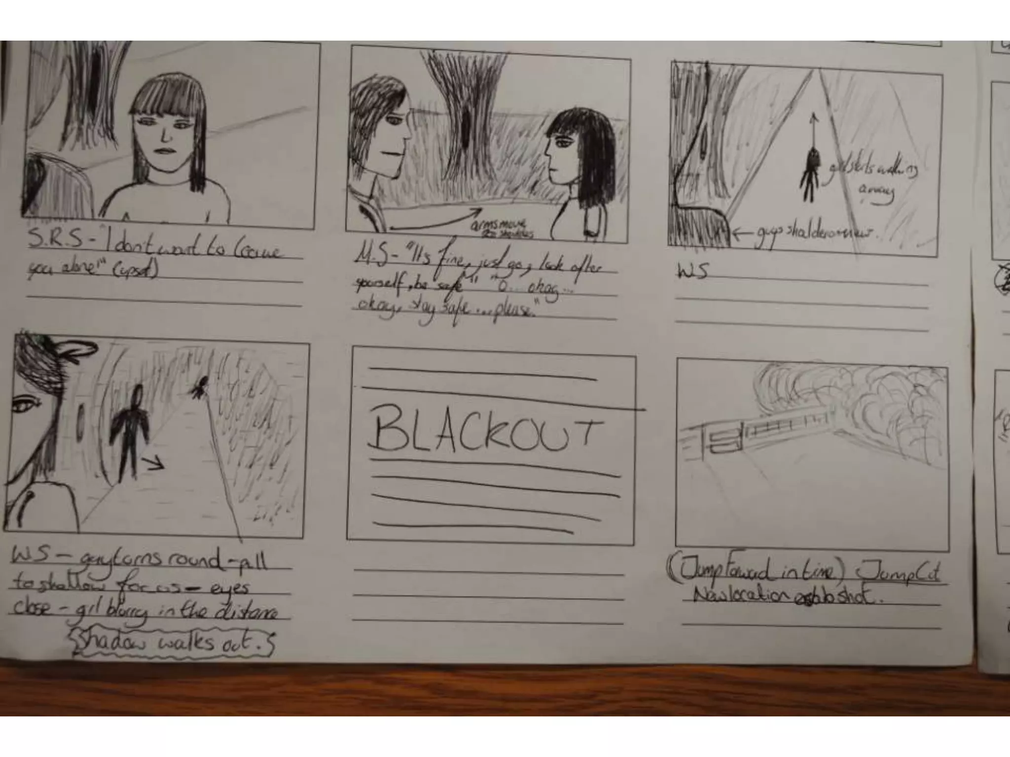 Storyboard- Into The Shadows | PPTX