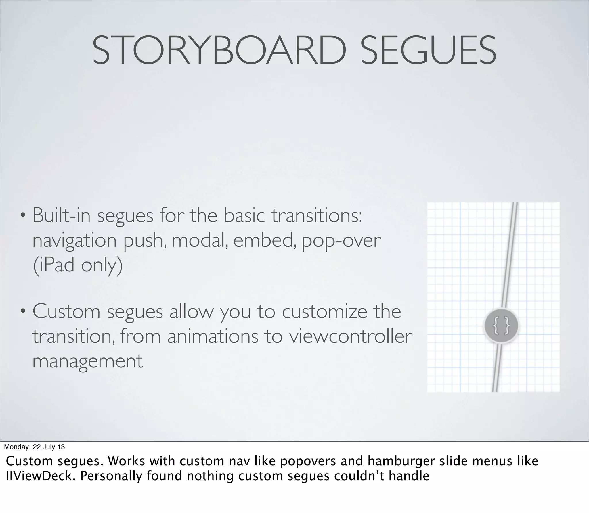 iOS UIStoryboard presentation | PPT