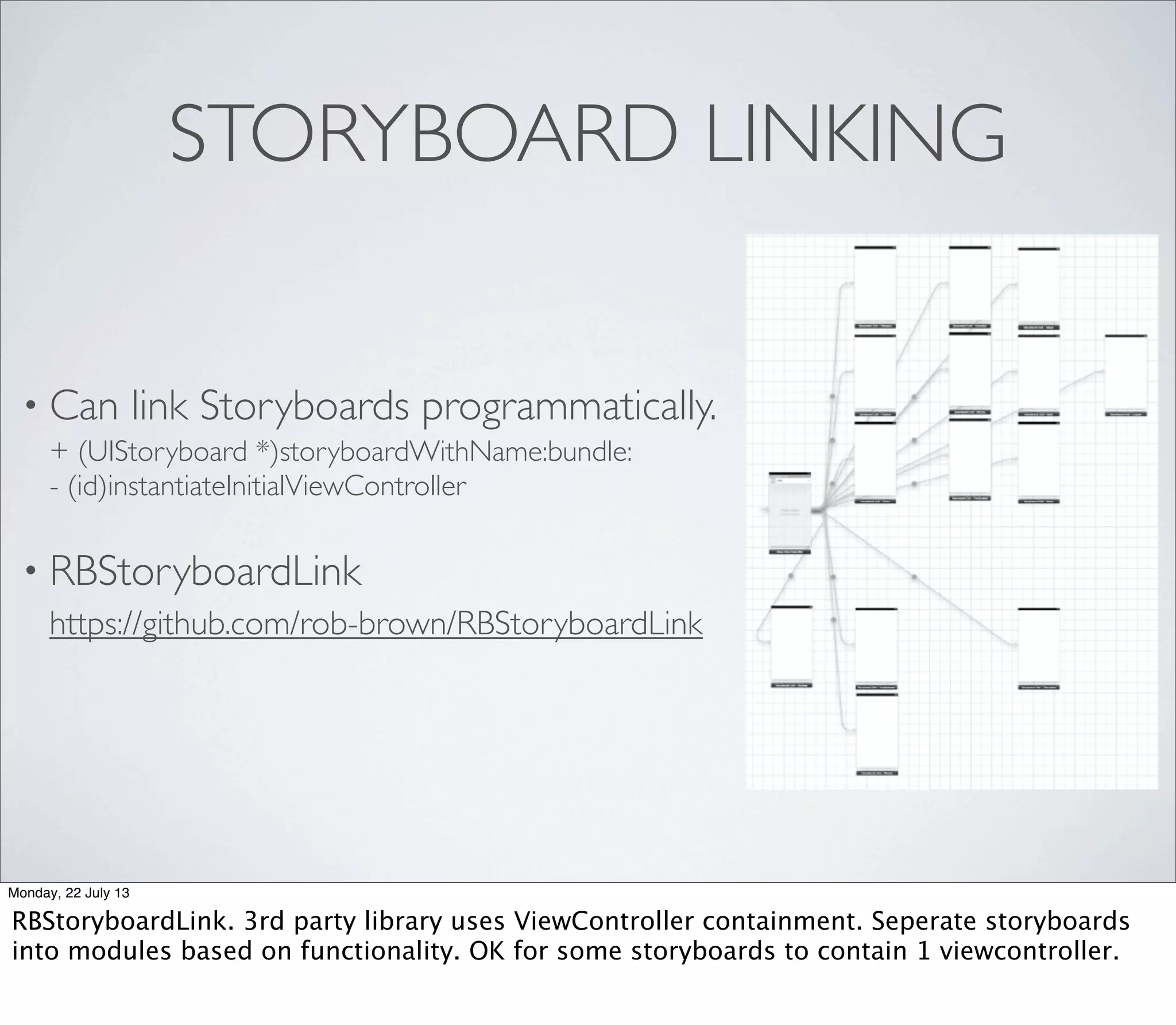 iOS UIStoryboard presentation | PPT