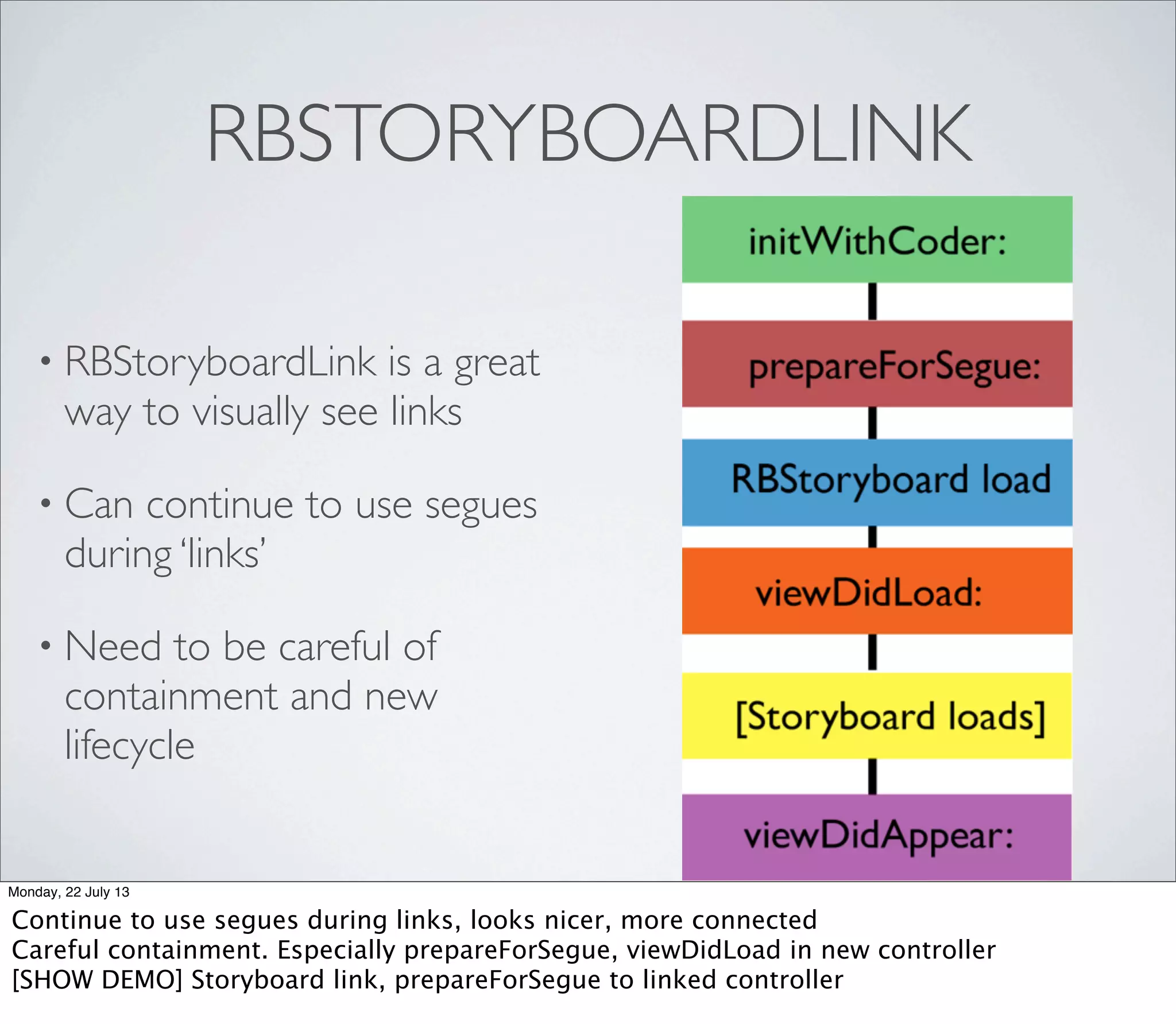 iOS UIStoryboard presentation | PPT