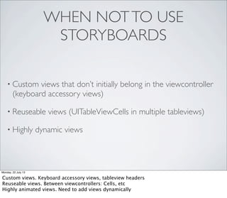iOS UIStoryboard presentation | PPT