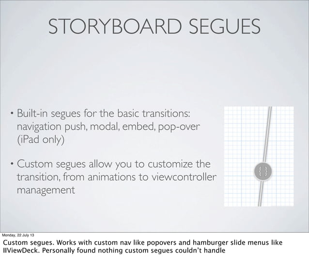 iOS UIStoryboard presentation | PPT