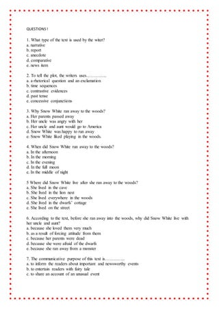 Story board reading | PPT