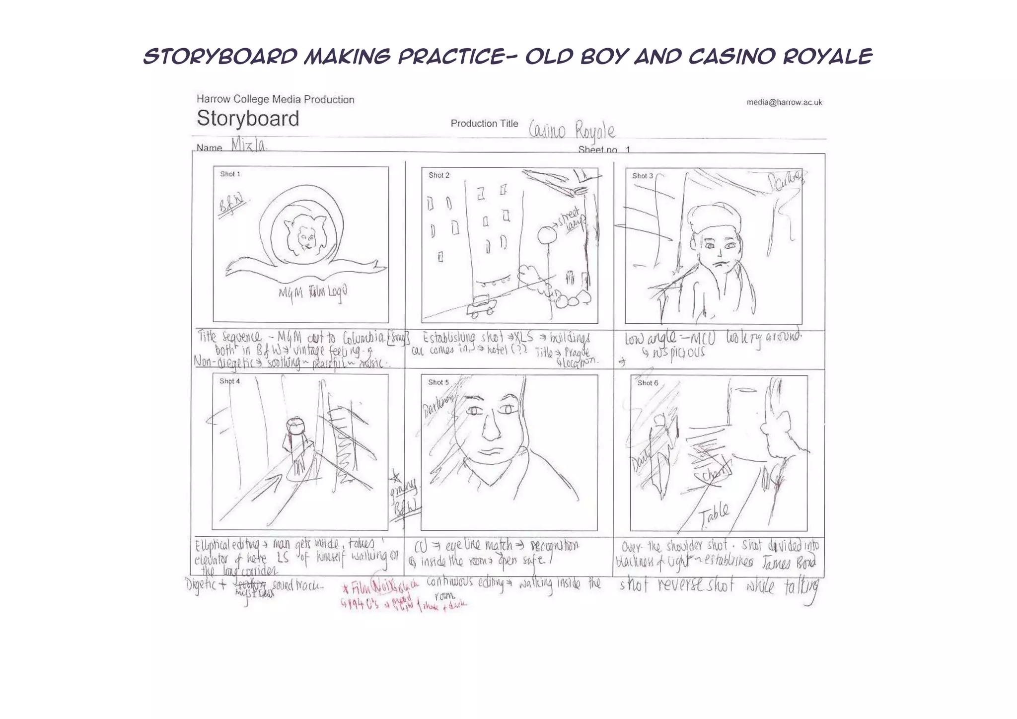 Storyboarding Practice | PPT