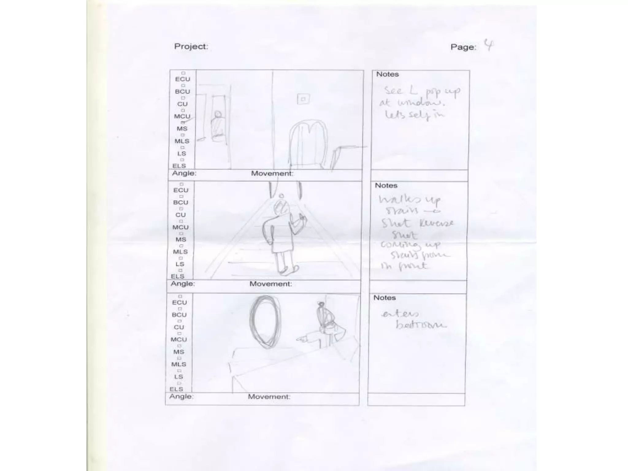 Storyboards for music video | PPTX