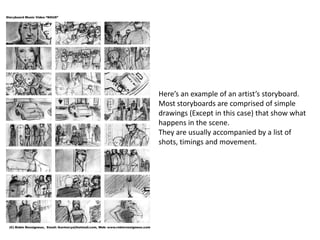 Storyboards | PPTX | Video Production | Content Production