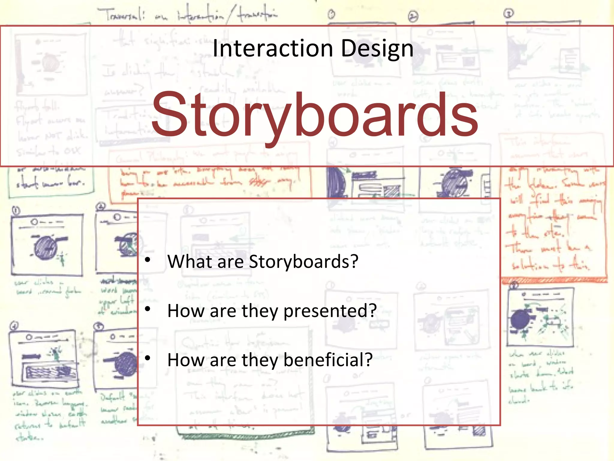 Storyboards | PPT