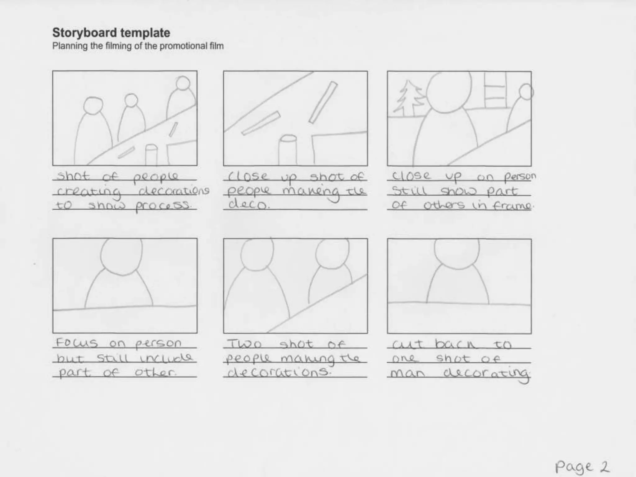 Storyboards For Video | PPTX