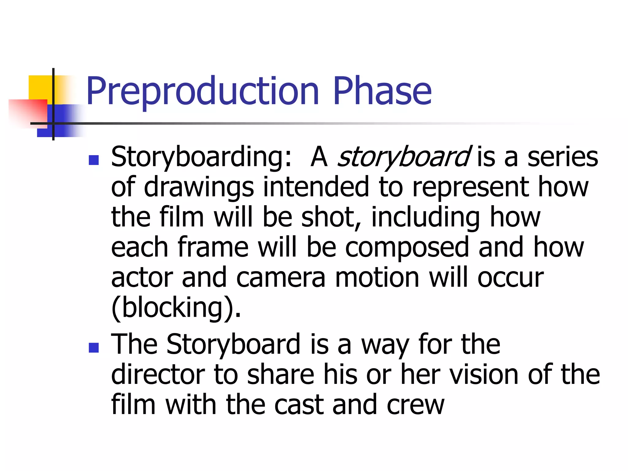 Storyboards and Shot Lists | PPT