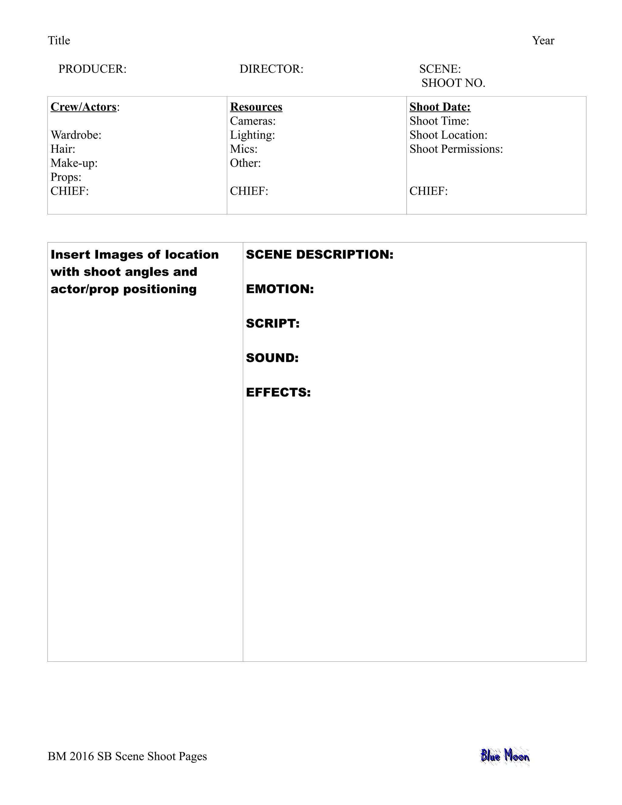 Storyboard template bm | PDF