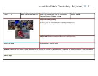 Storyboard template presentation of media products video | PDF | Music ...